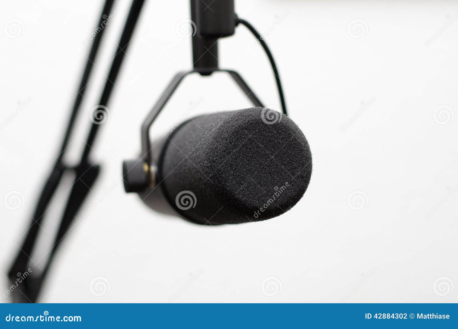 Radio microphone stock photo. Image of microphone, sound - 42884302