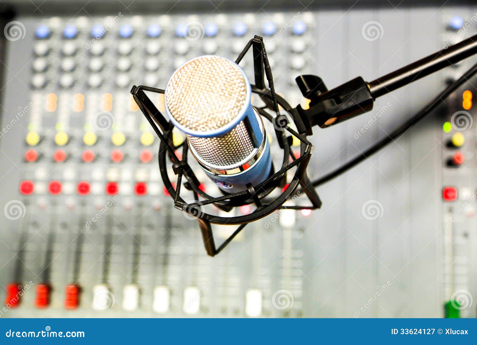 Radio mixer panel stock image. Image of frequency, mixing - 33624127