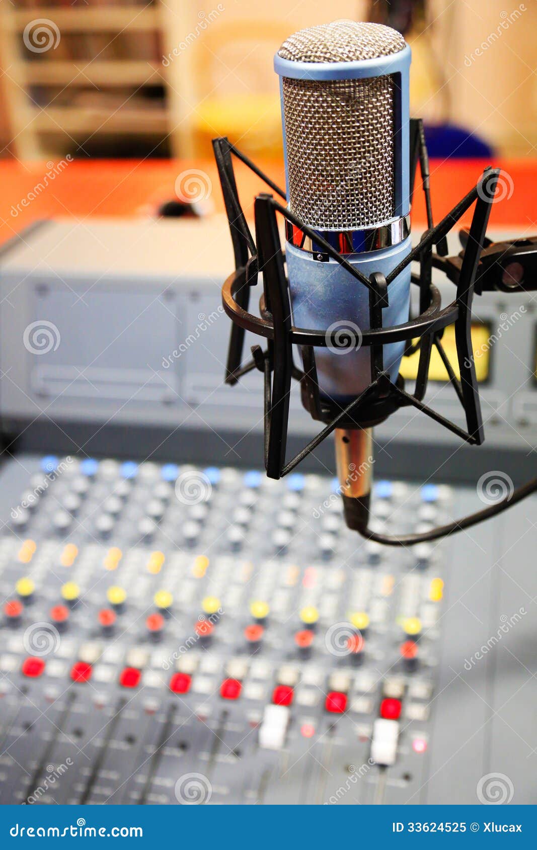 Radio mixer panel stock image. Image of knob, broadcast - 33624525
