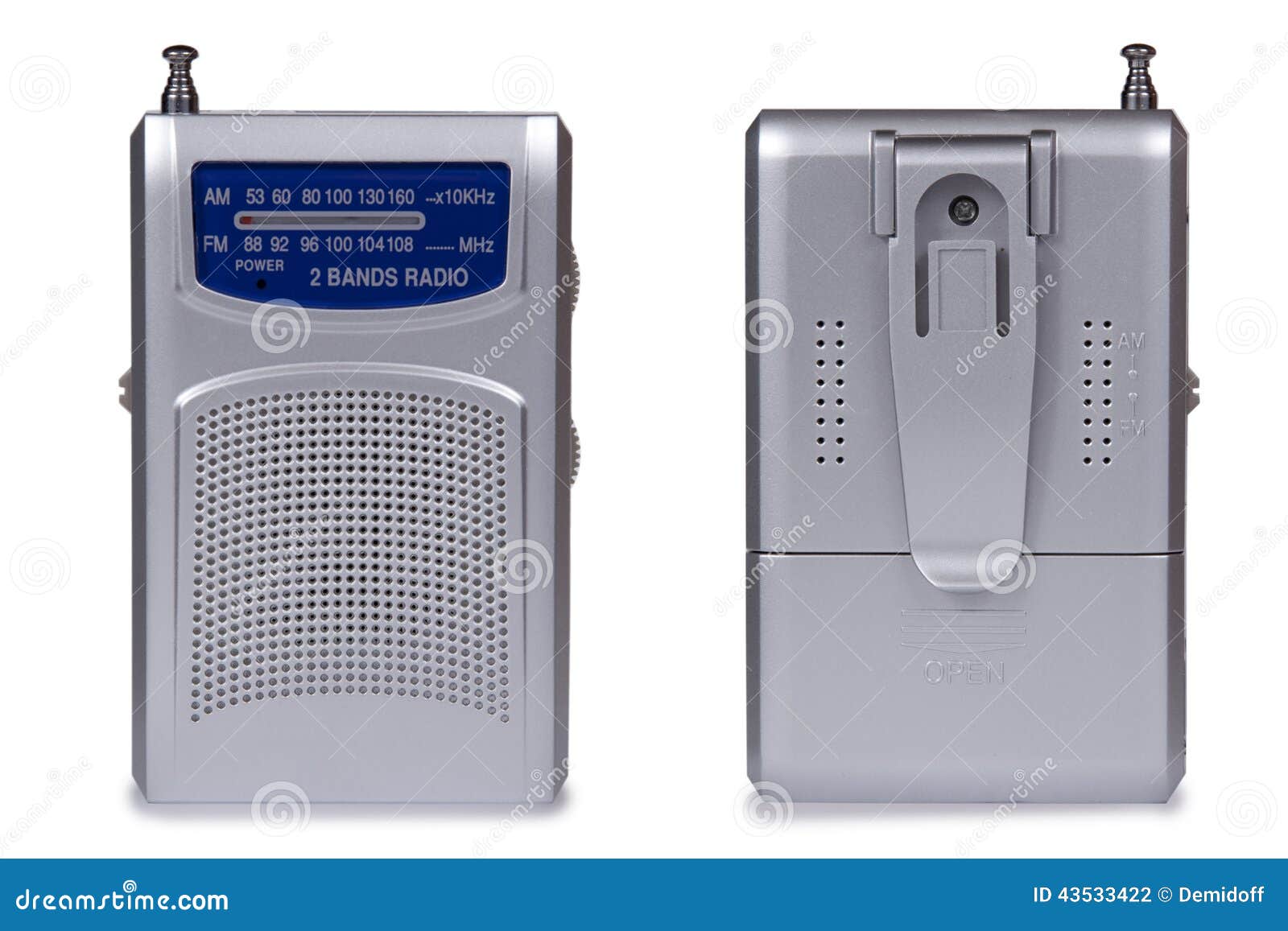 Radio moderna foto de archivo. Imagen de perilla, dispositivo - 43533422
