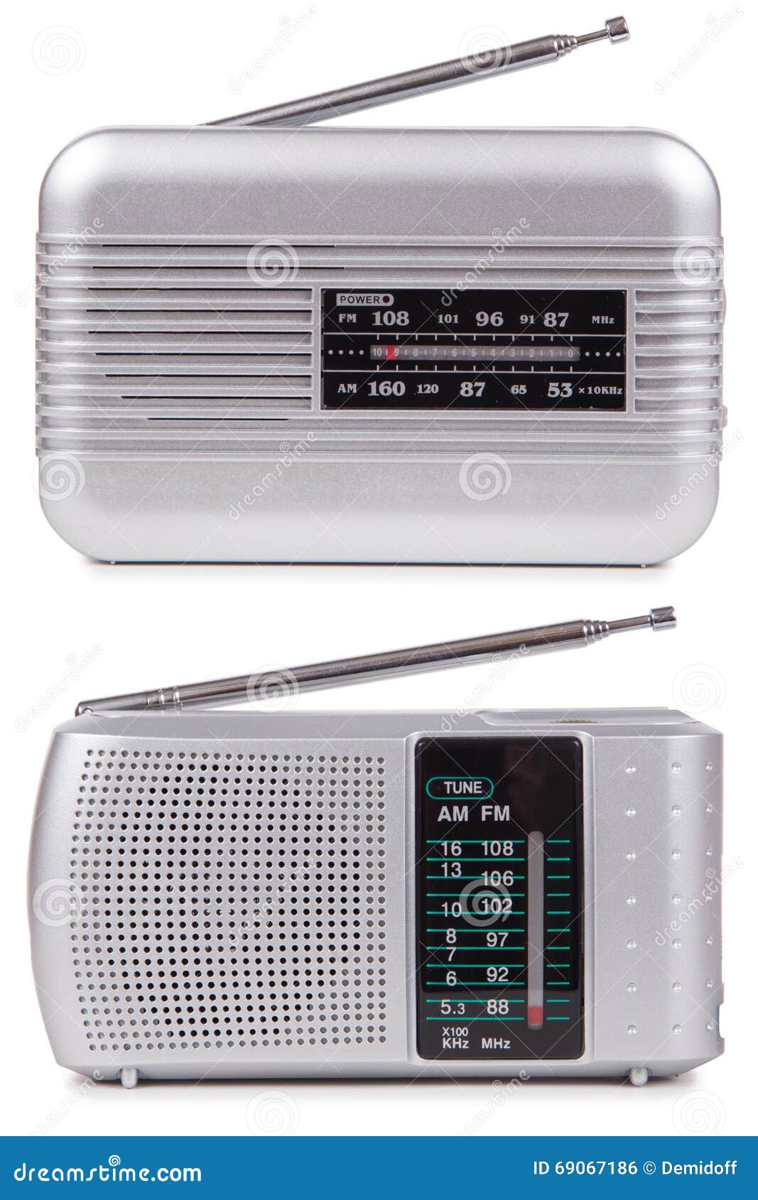 Radio moderne photo stock. Image du medias, boutons, divertissement ...