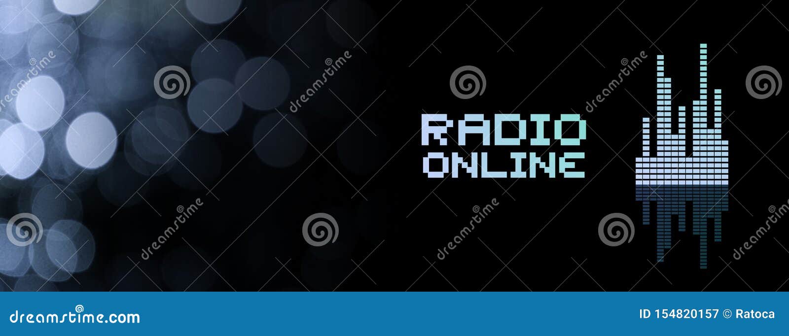 Radio online background stock illustration. Illustration of radio ...