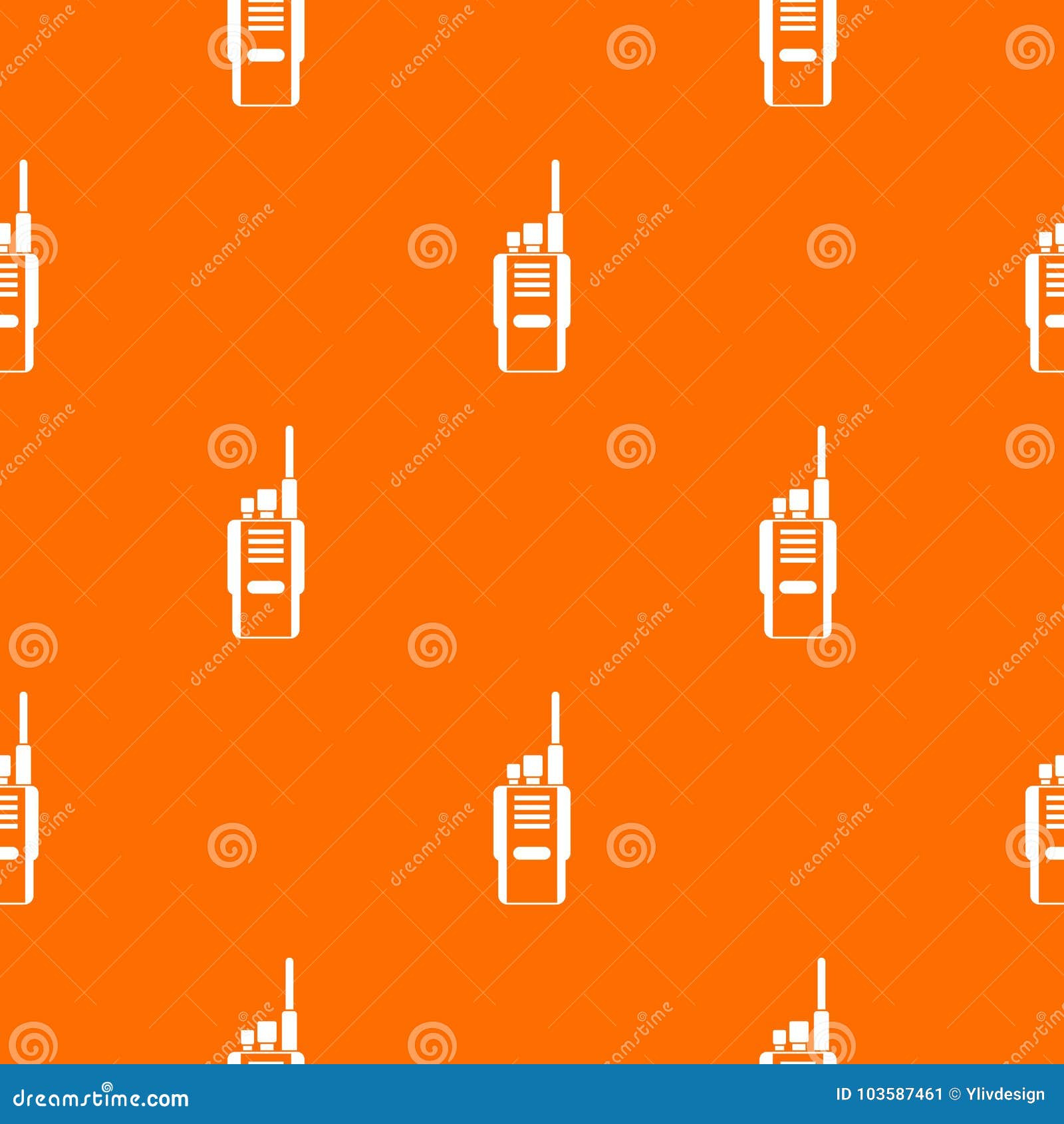 Radio pattern seamless stock vector. Illustration of communicate ...