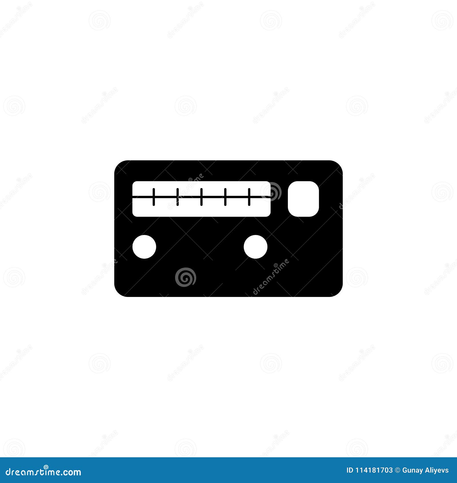 Radio Receiver Icon. Element of Simple Icon for Websites, Web Design ...