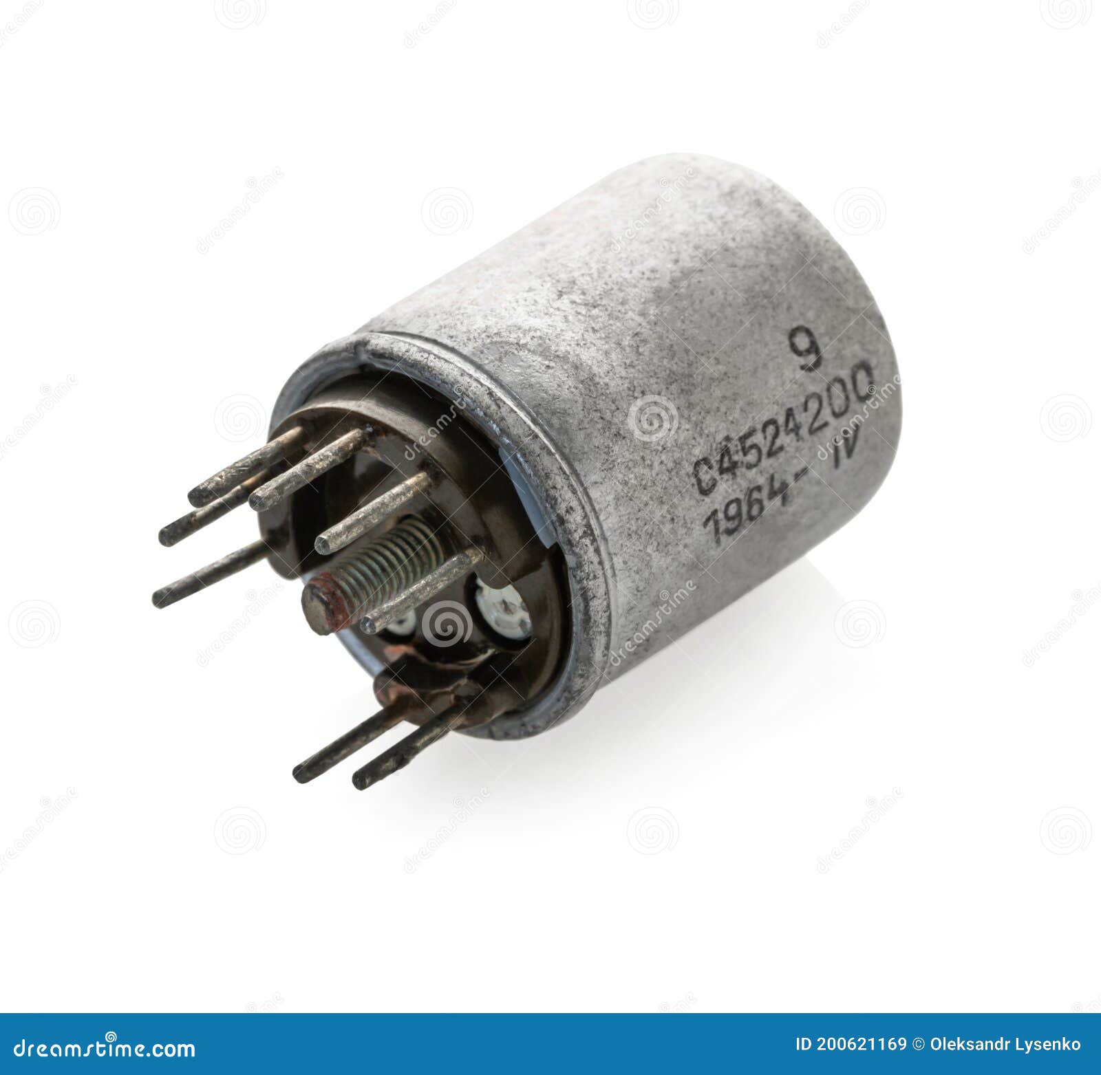 Radio Relay Component Closeup Stock Image - Image of electrician ...
