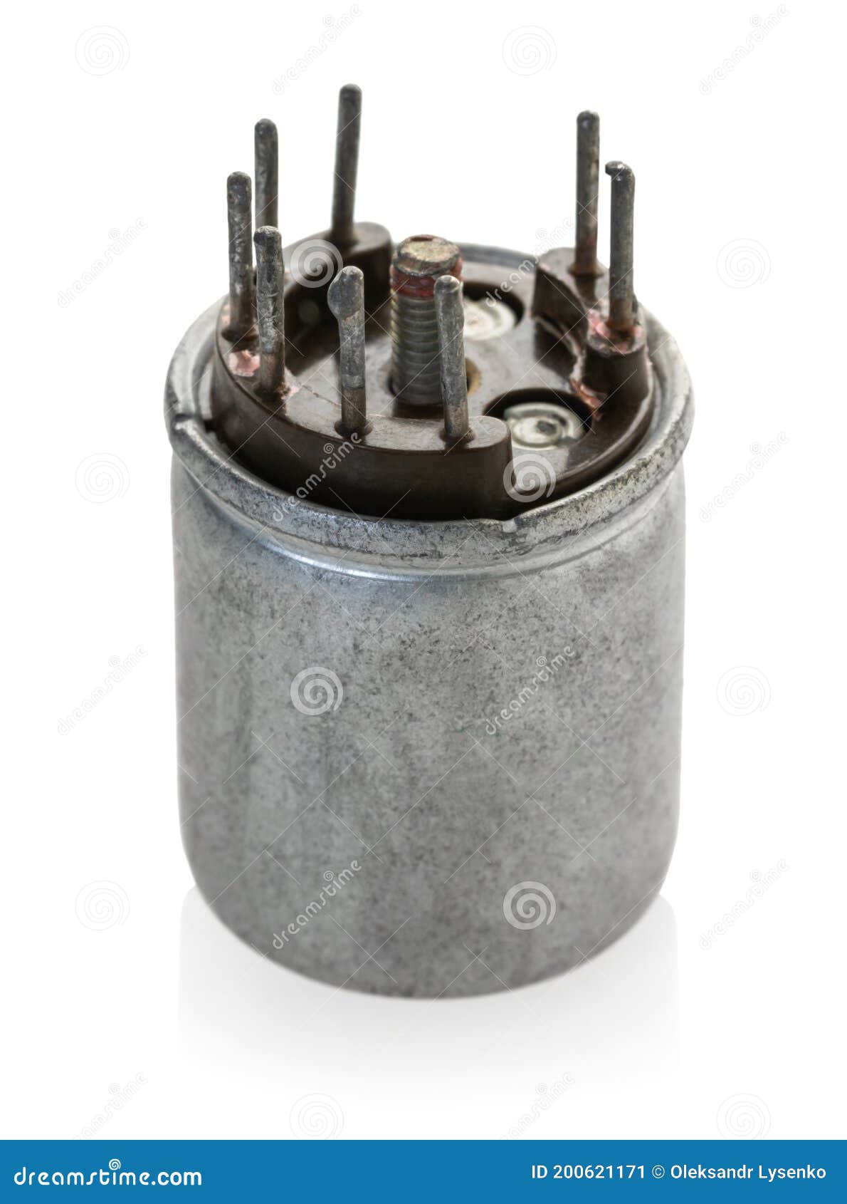 Radio Relay Component Closeup Stock Image - Image of engineering, flat ...