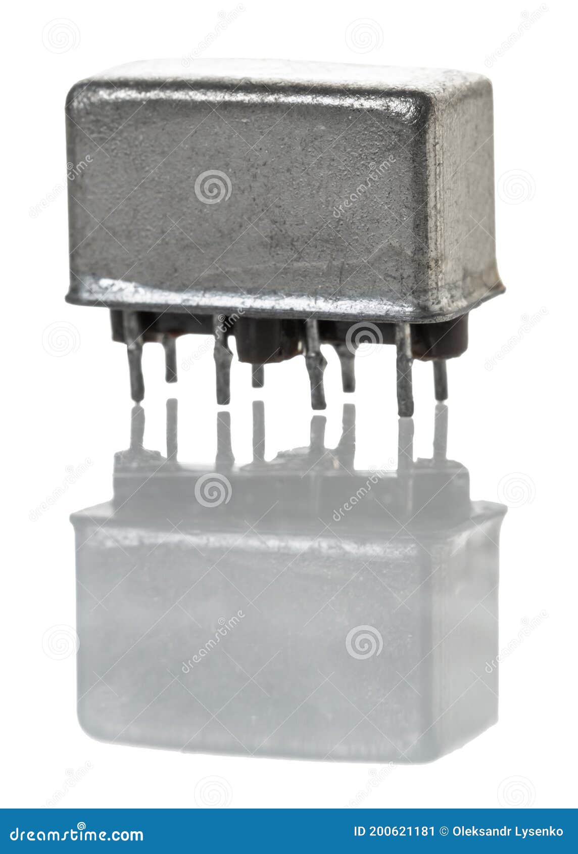 Radio Relay Component Closeup Stock Image - Image of components ...