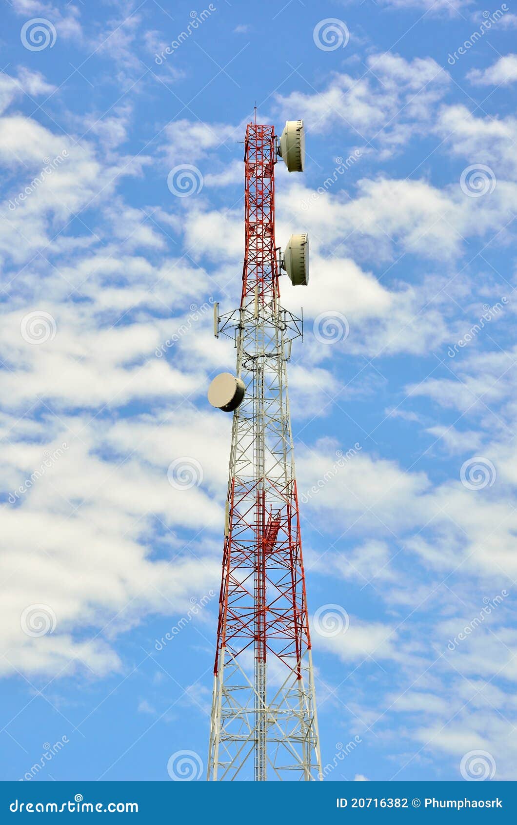 Radio Relay Link, Mobile Base Station Stock Photo - Image of ...