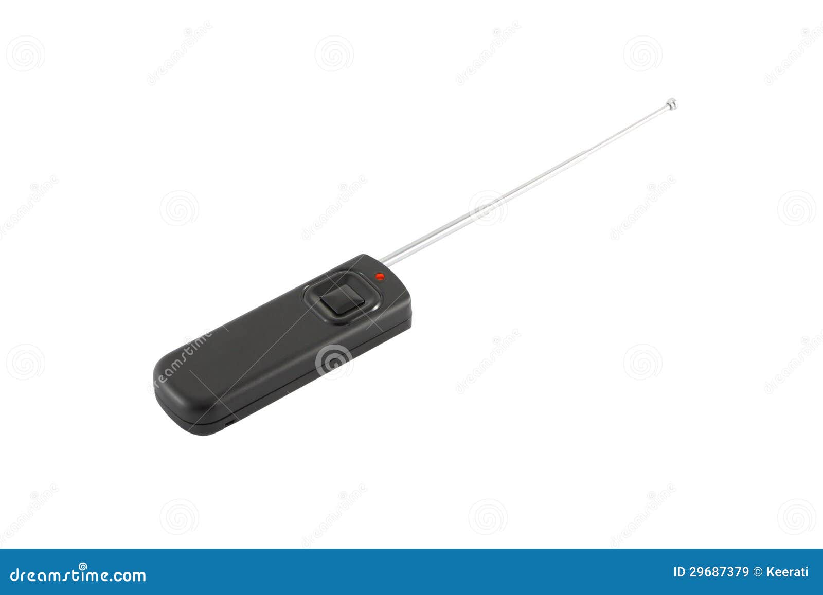 Radio Remote Control with Antenna Stock Image - Image of equipment ...