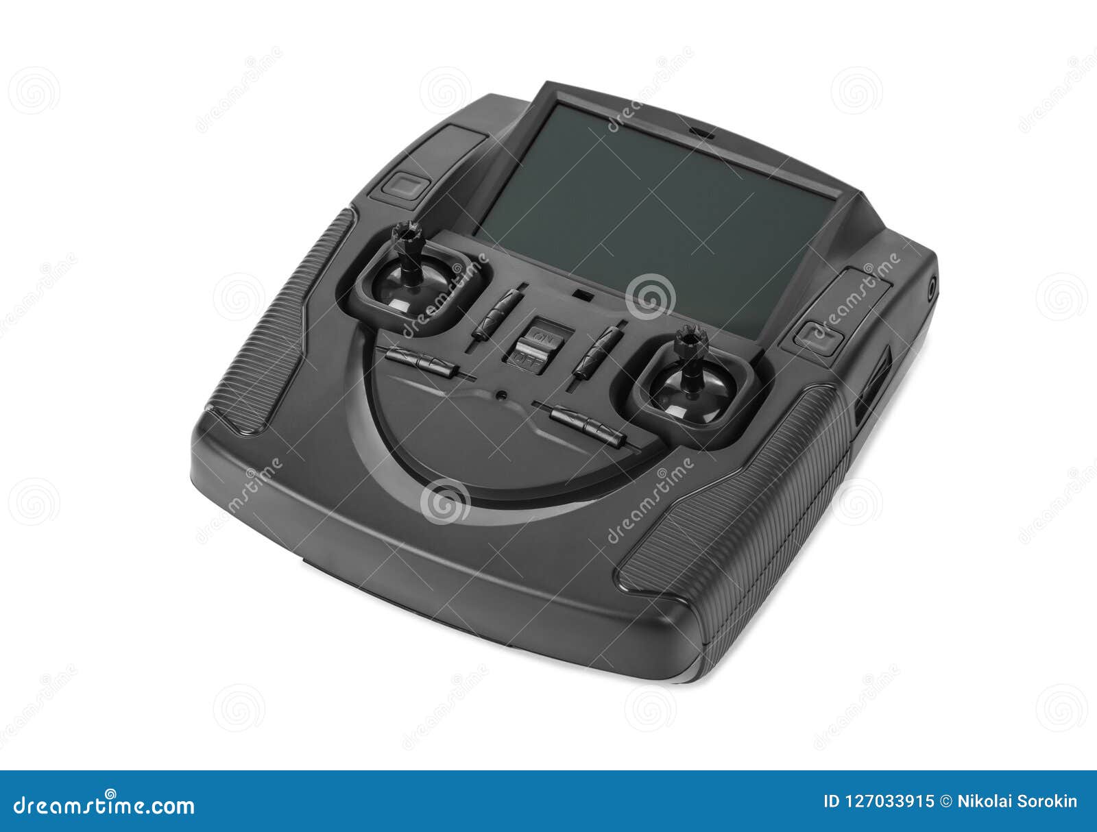 Radio Remote Control for Drone Stock Image - Image of joystick ...