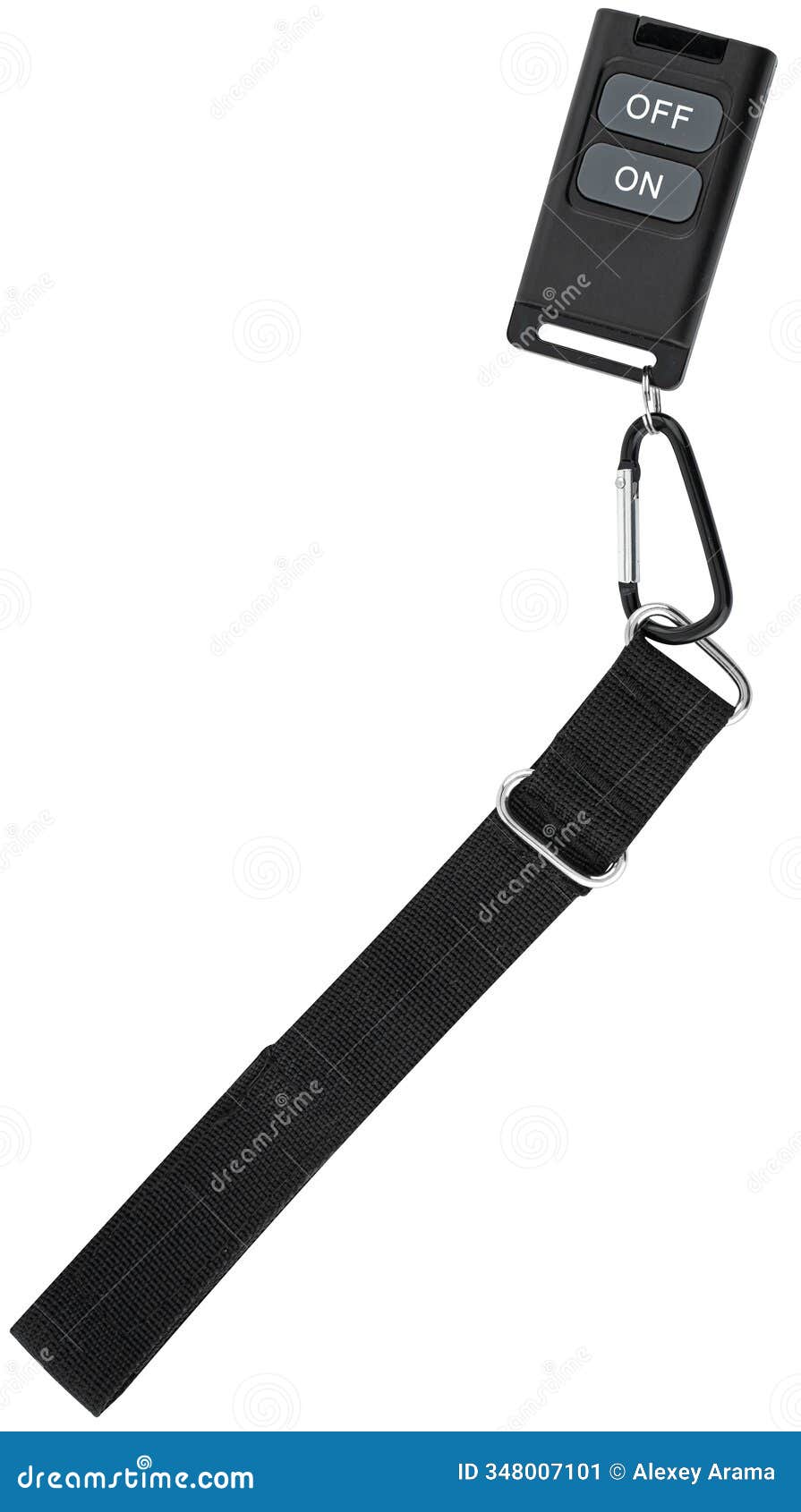 Radio Remote Control, Turn on Turn Off, on White Background in ...