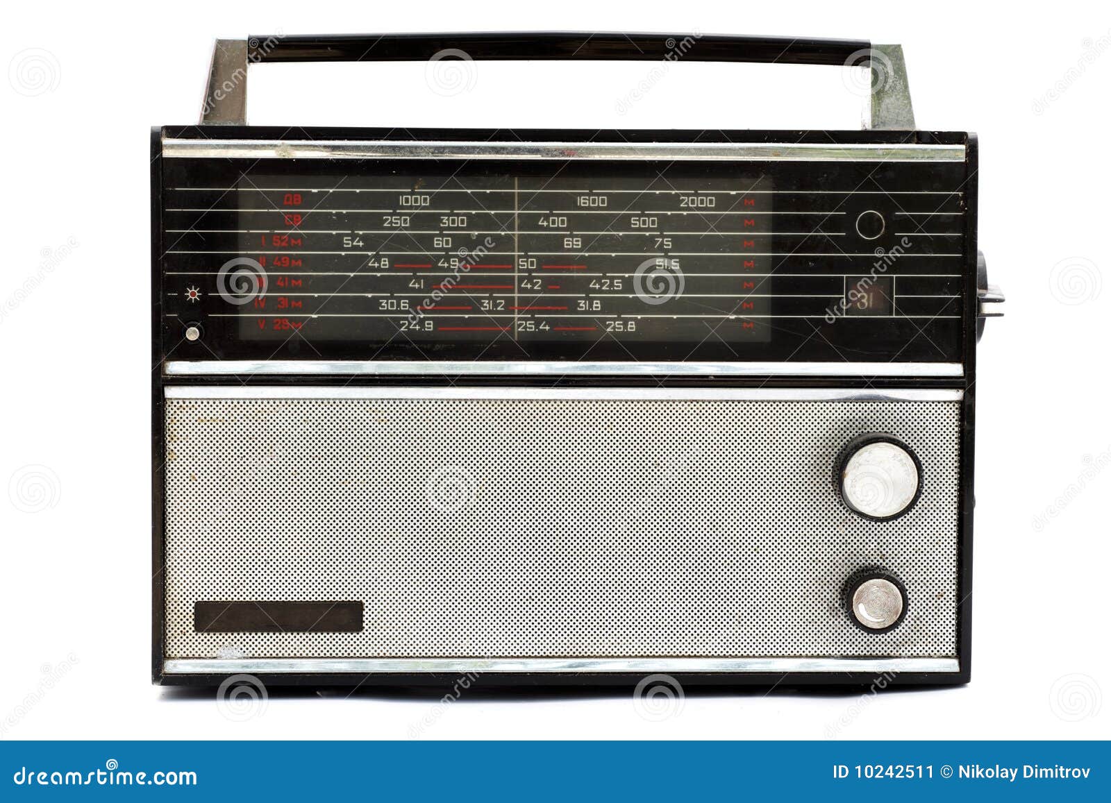 Radio rusa vieja, VEF imagen de archivo. Imagen de socialismo - 10242511