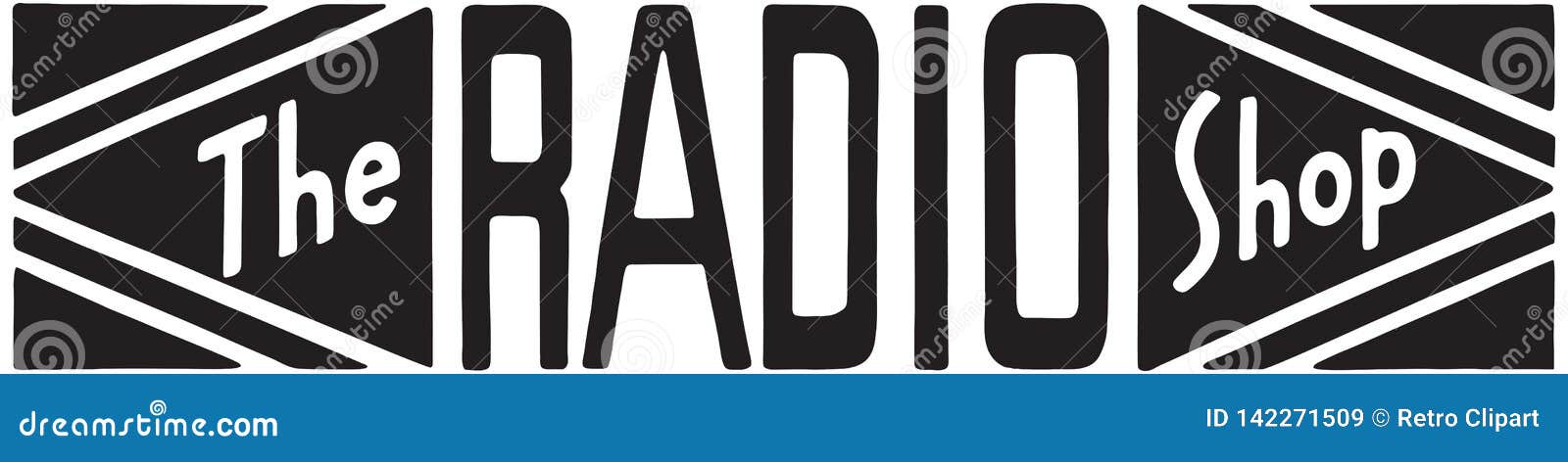 The Radio Shop stock illustration. Illustration of headlines - 142271509