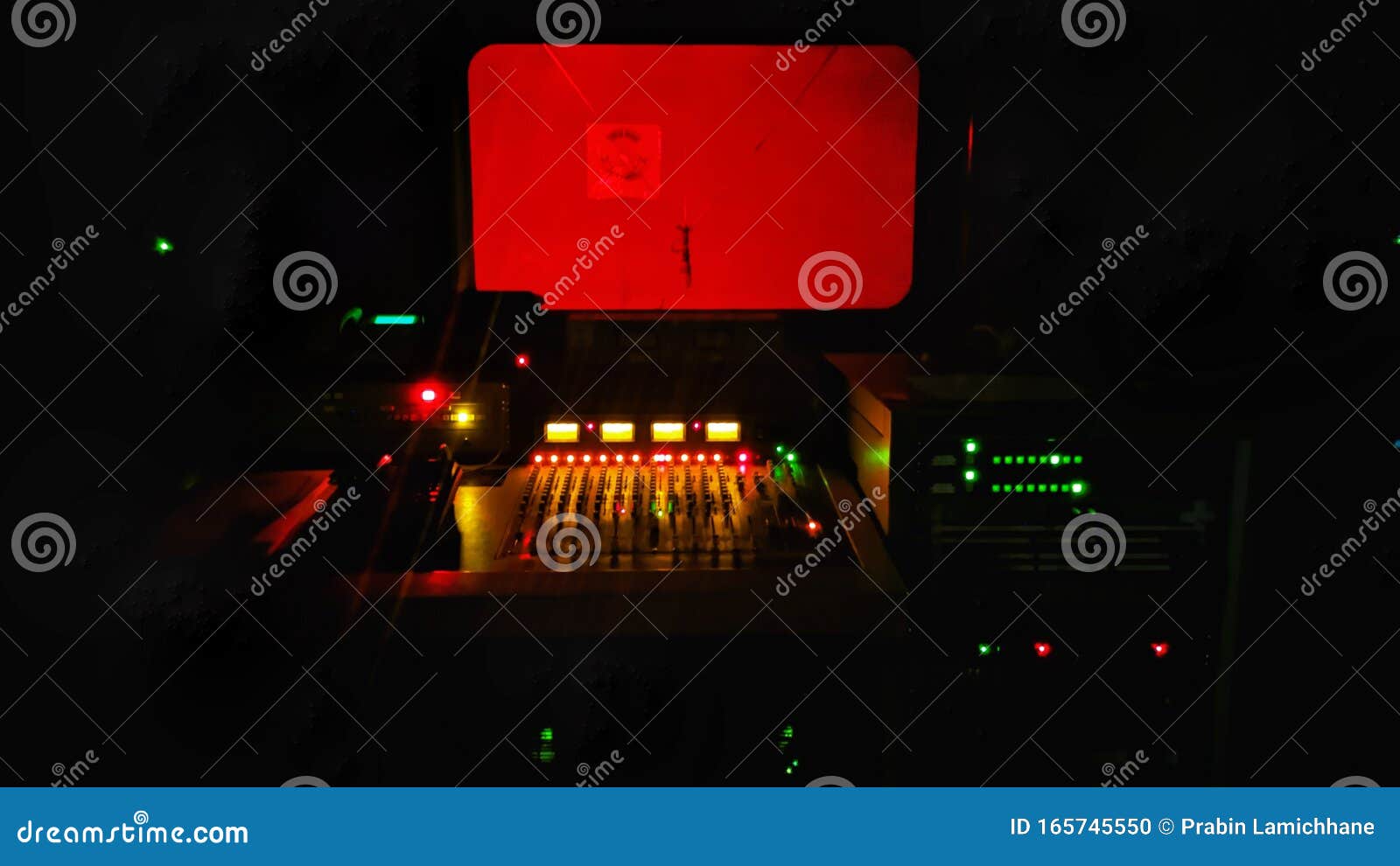 Radio Station Control Room