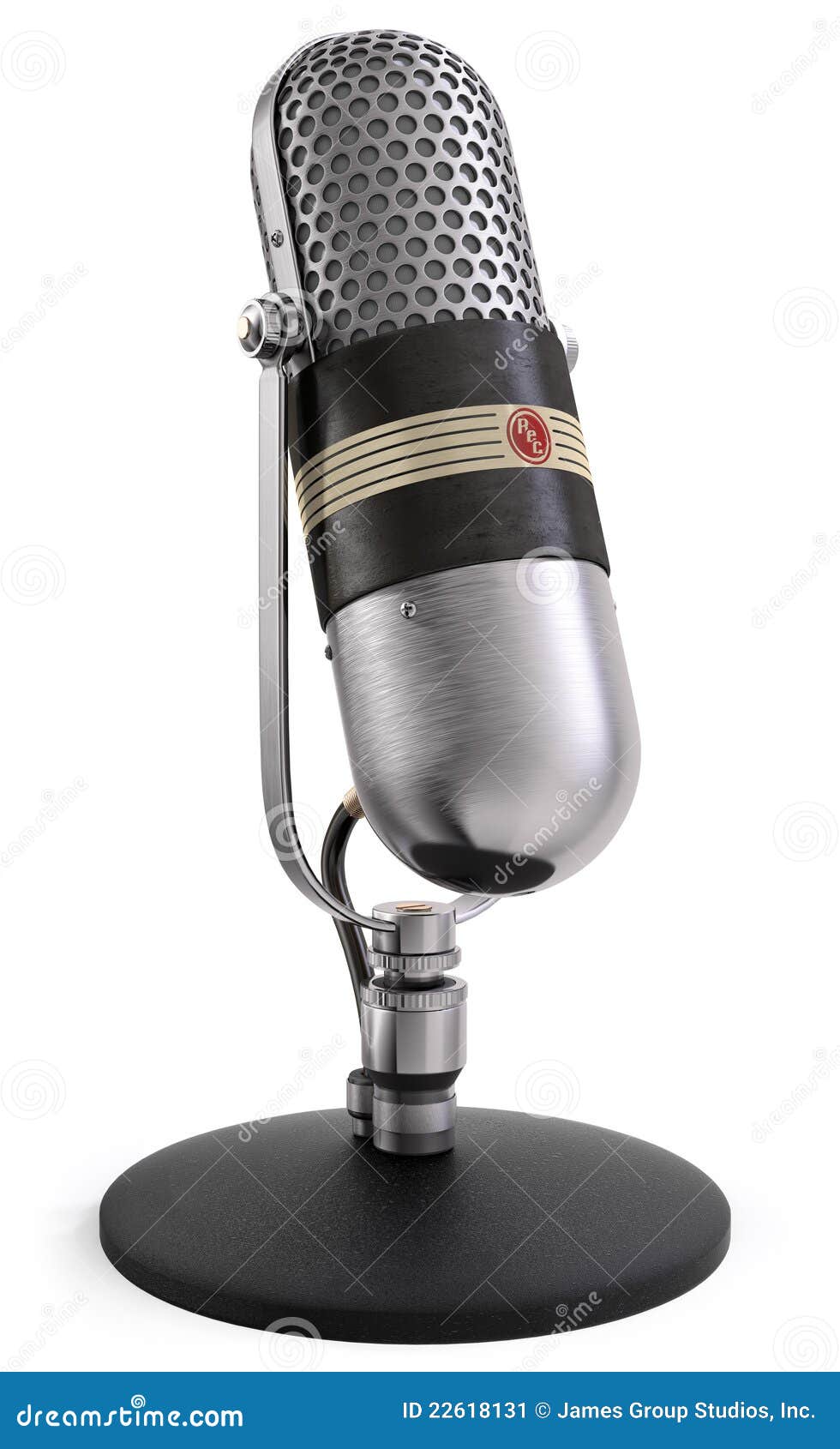 Radio Talk Microphone stock illustration. Illustration of talk - 22618131