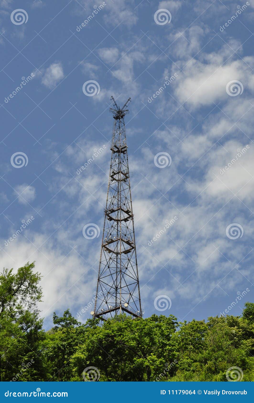 Radio tower stock photo. Image of wireless, equipment - 11179064