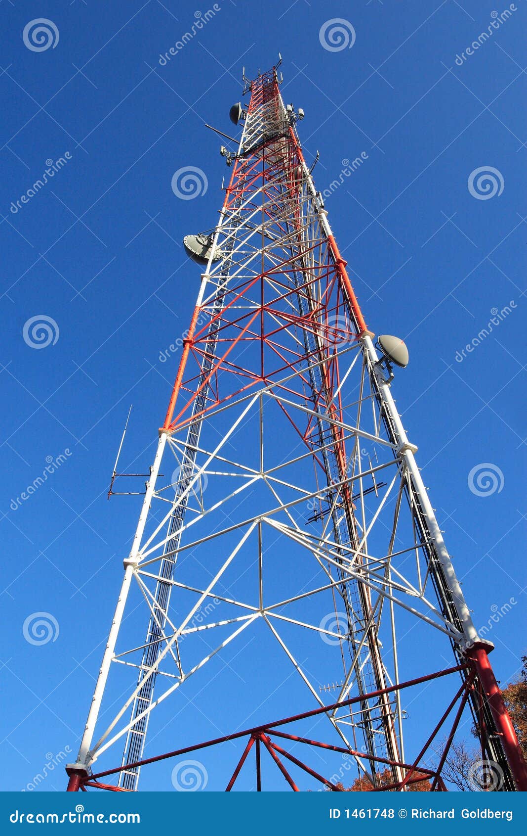 Radio tower stock photo. Image of communicate, receiver - 1461748