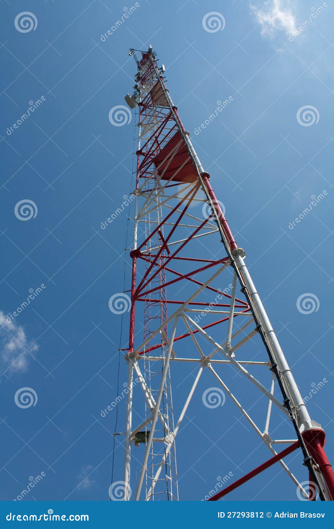 Radio tower stock photo. Image of communicate, broadcast - 27293812