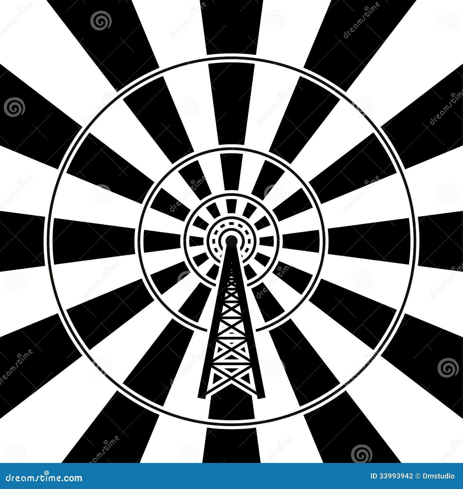 Radio Tower Symbols Vector Illustration | CartoonDealer.com #20264796