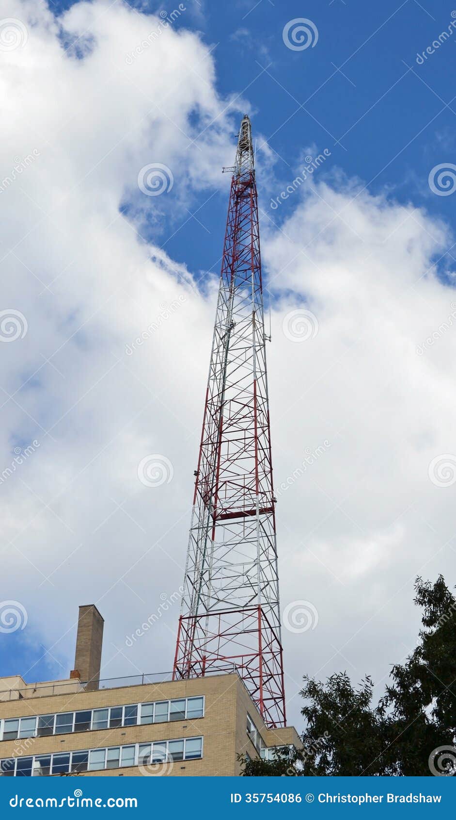 Radio Tower stock photo. Image of relay, metal, tall - 35754086