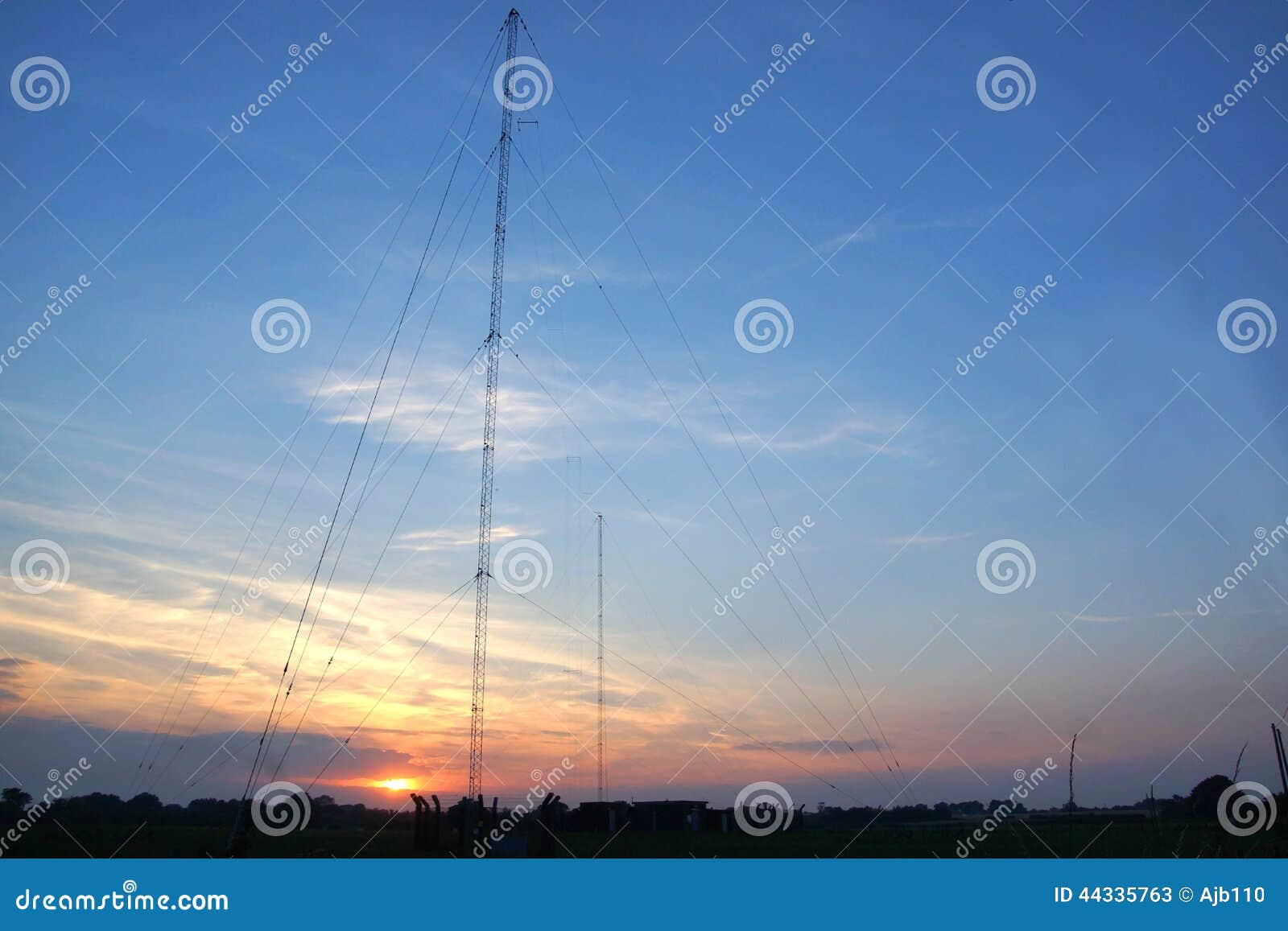Radio Towers Royalty-Free Stock Photography | CartoonDealer.com #44335763