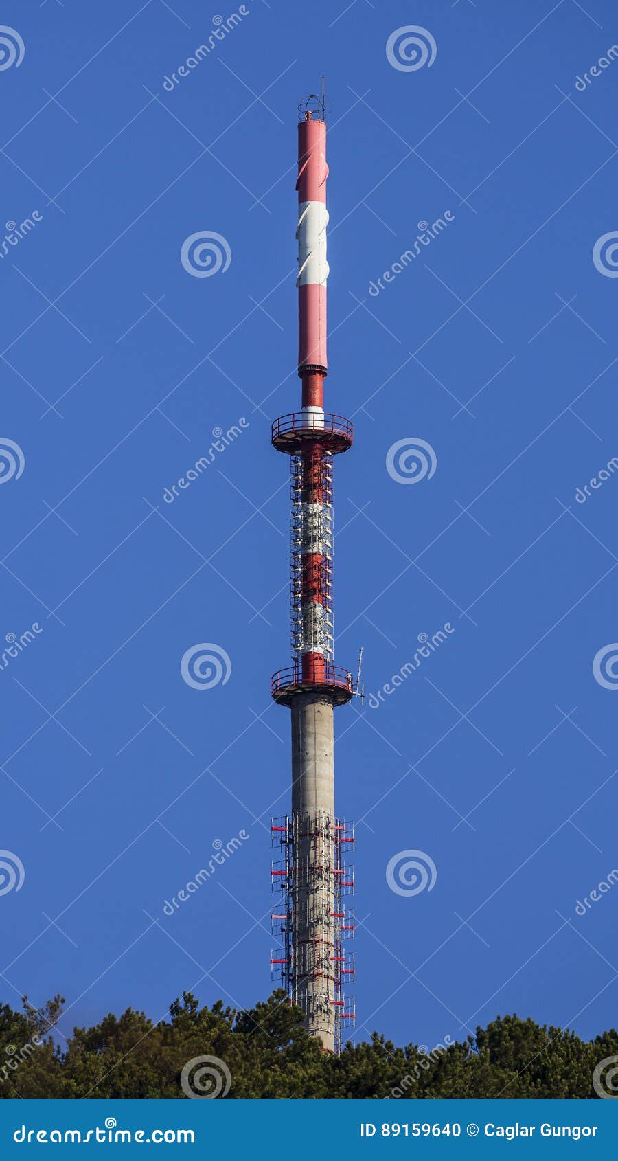 Radio Transmission Tower stock photo. Image of wave, broadcast - 89159640