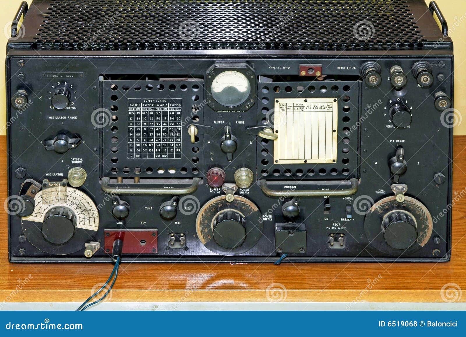 Radio transmitter stock photo. Image of electronic, buttons - 6519068