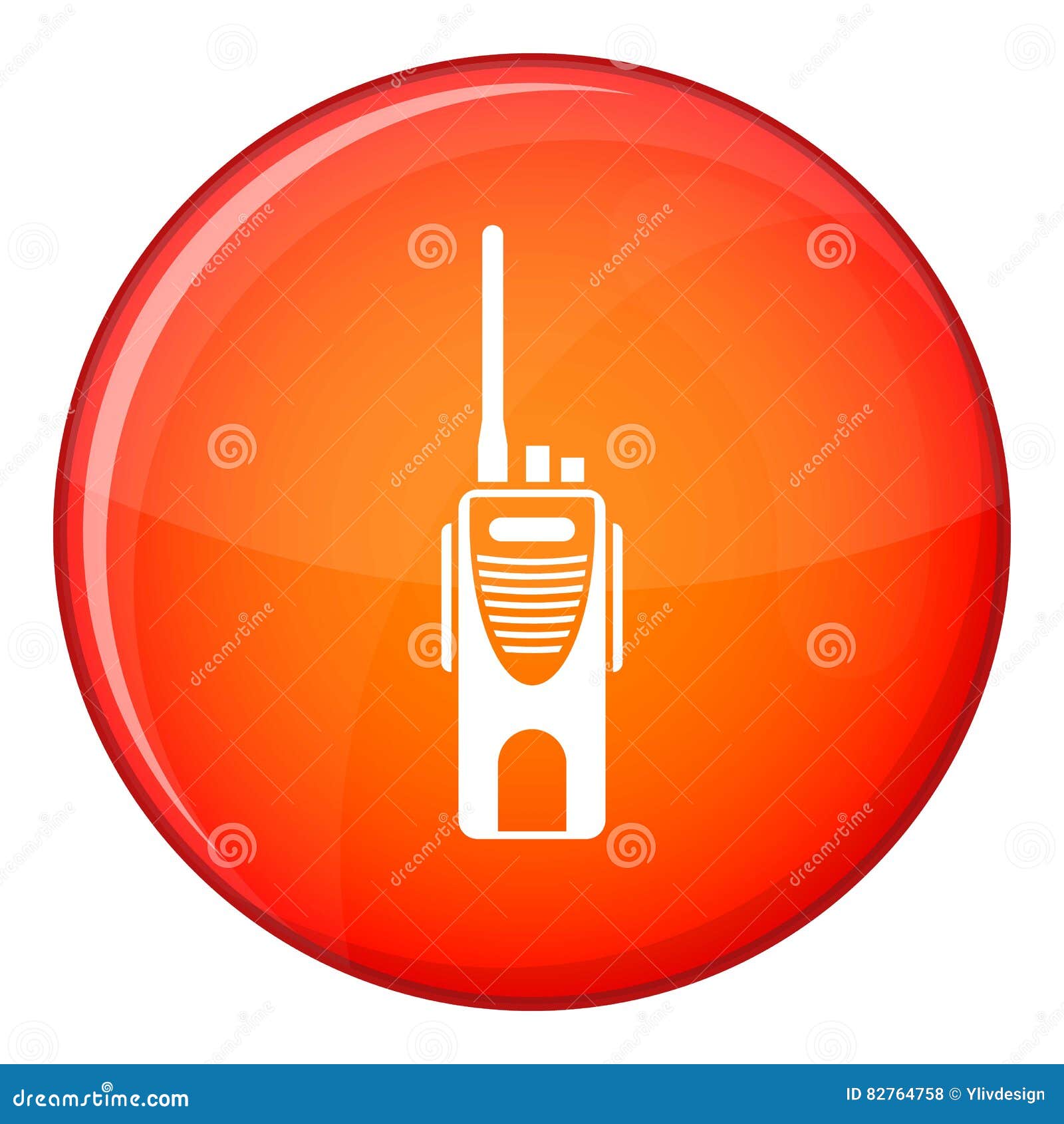 Radio Transmitter Icon, Flat Style Stock Vector - Illustration of blog ...