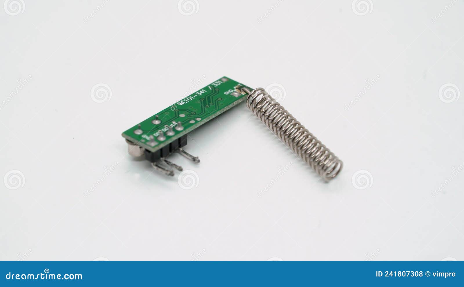 Radio Transmitter, Receiver Electronic Component with Antenna ...