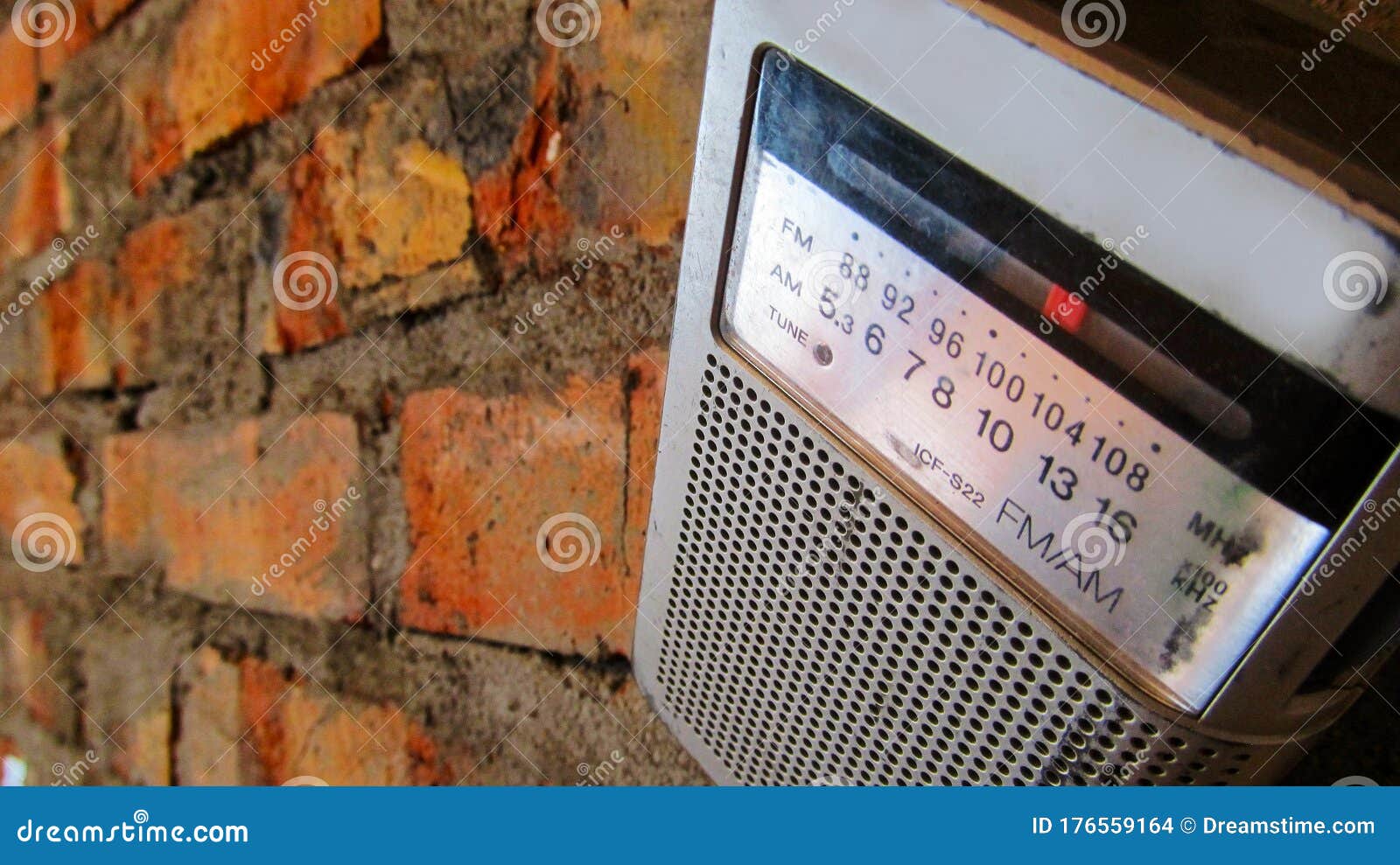 Radio on the Wall Texture Wallpaper Background Stock Photo - Image of ...