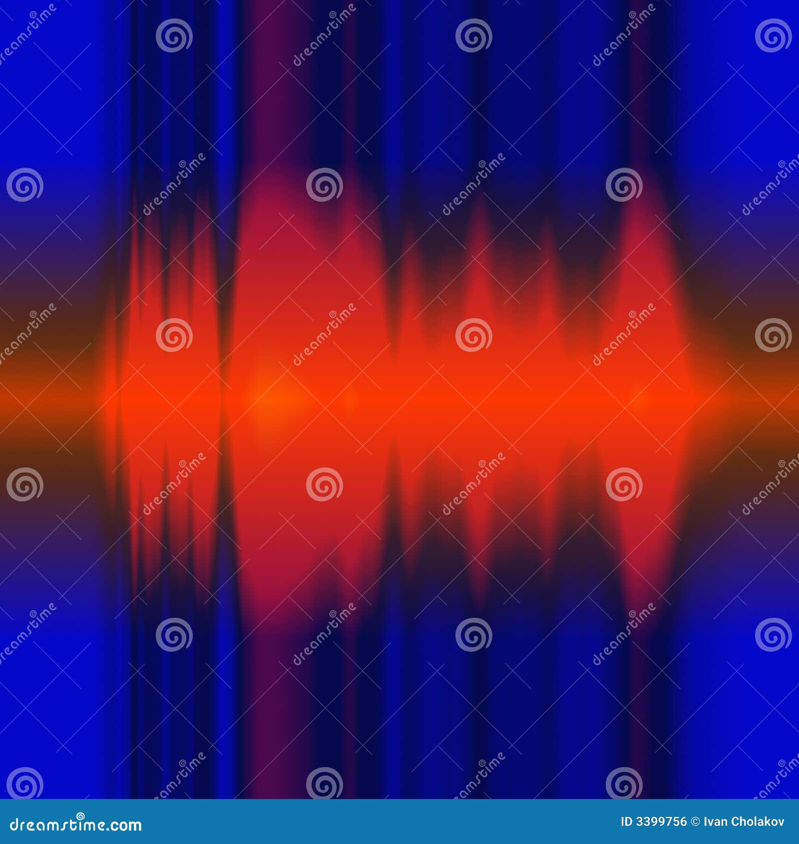 Radio wave stock illustration. Illustration of audio, test - 3399756