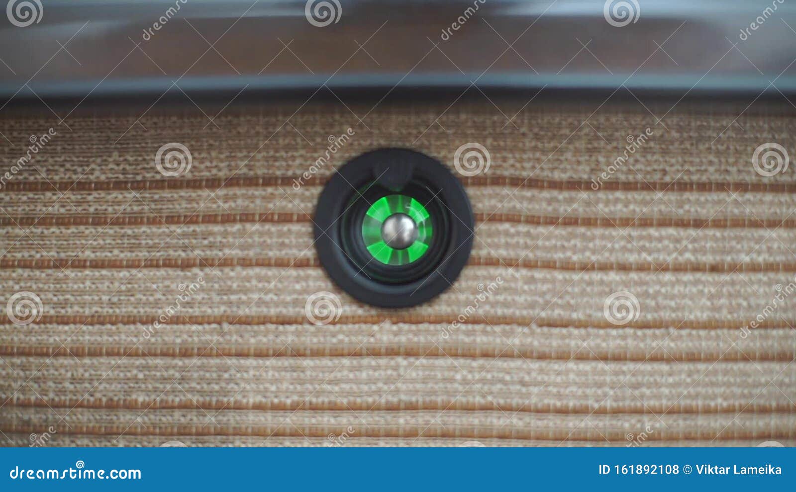 Radio Wave Tuning Indicator in Old Radio Stock Footage - Video of ...