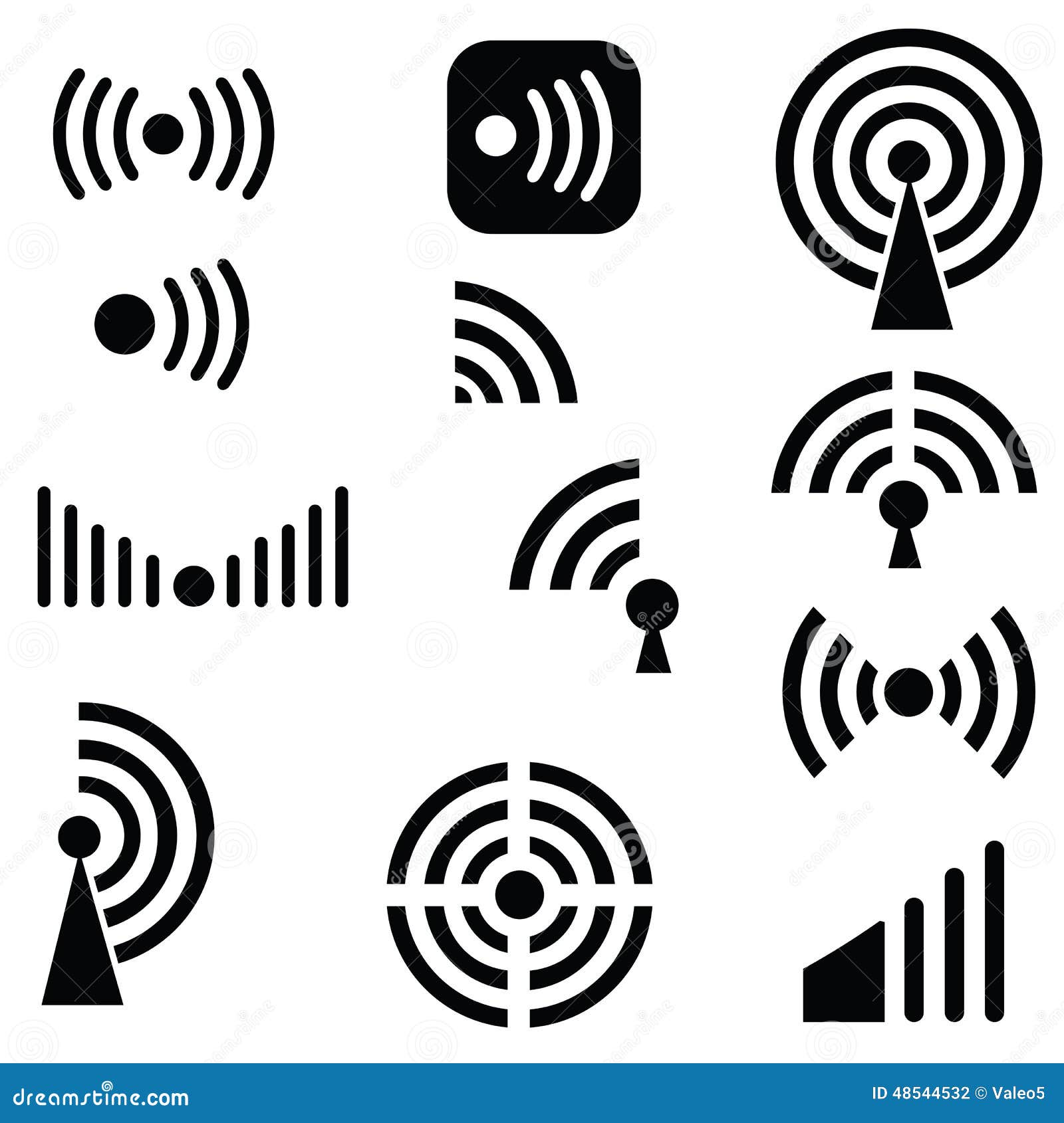 Radio waves editorial photography. Illustration of sign - 48544532