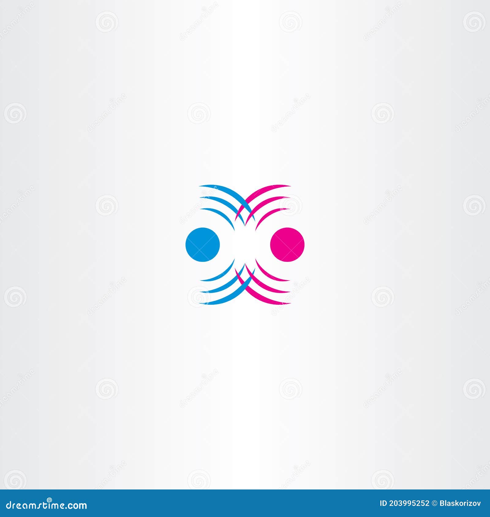Radio Waves Interference Vector Icon Stock Vector - Illustration of ...