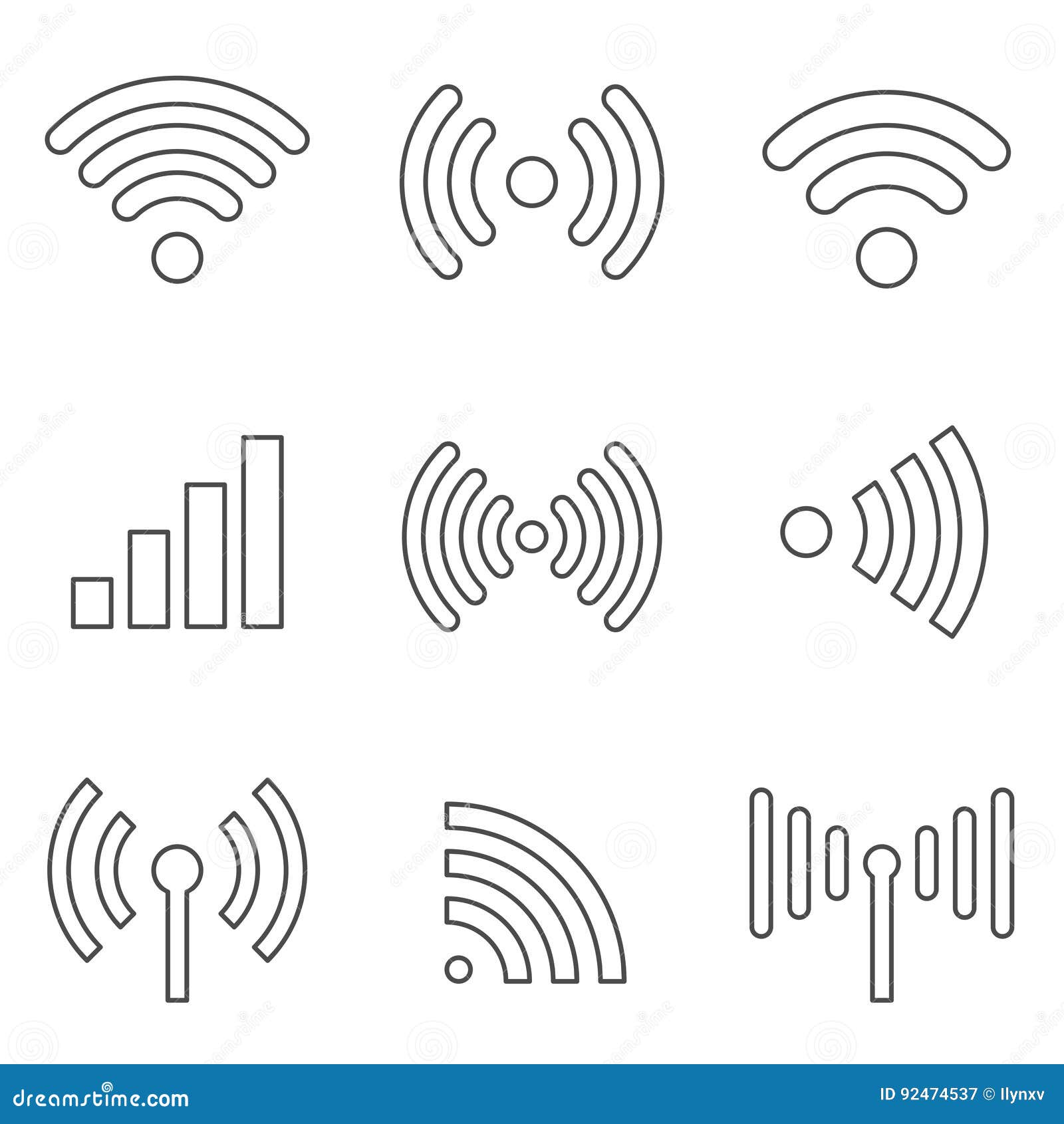 Radio Waves Cartoon Vector | CartoonDealer.com #42508891