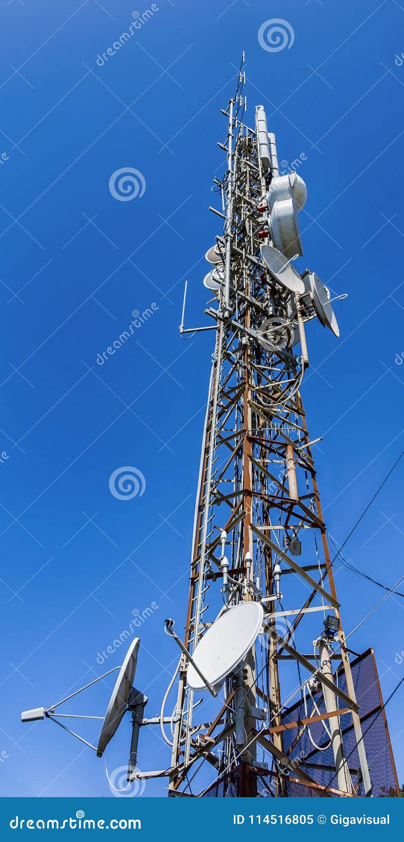 Radio wireless antennas stock image. Image of antenna - 114516805