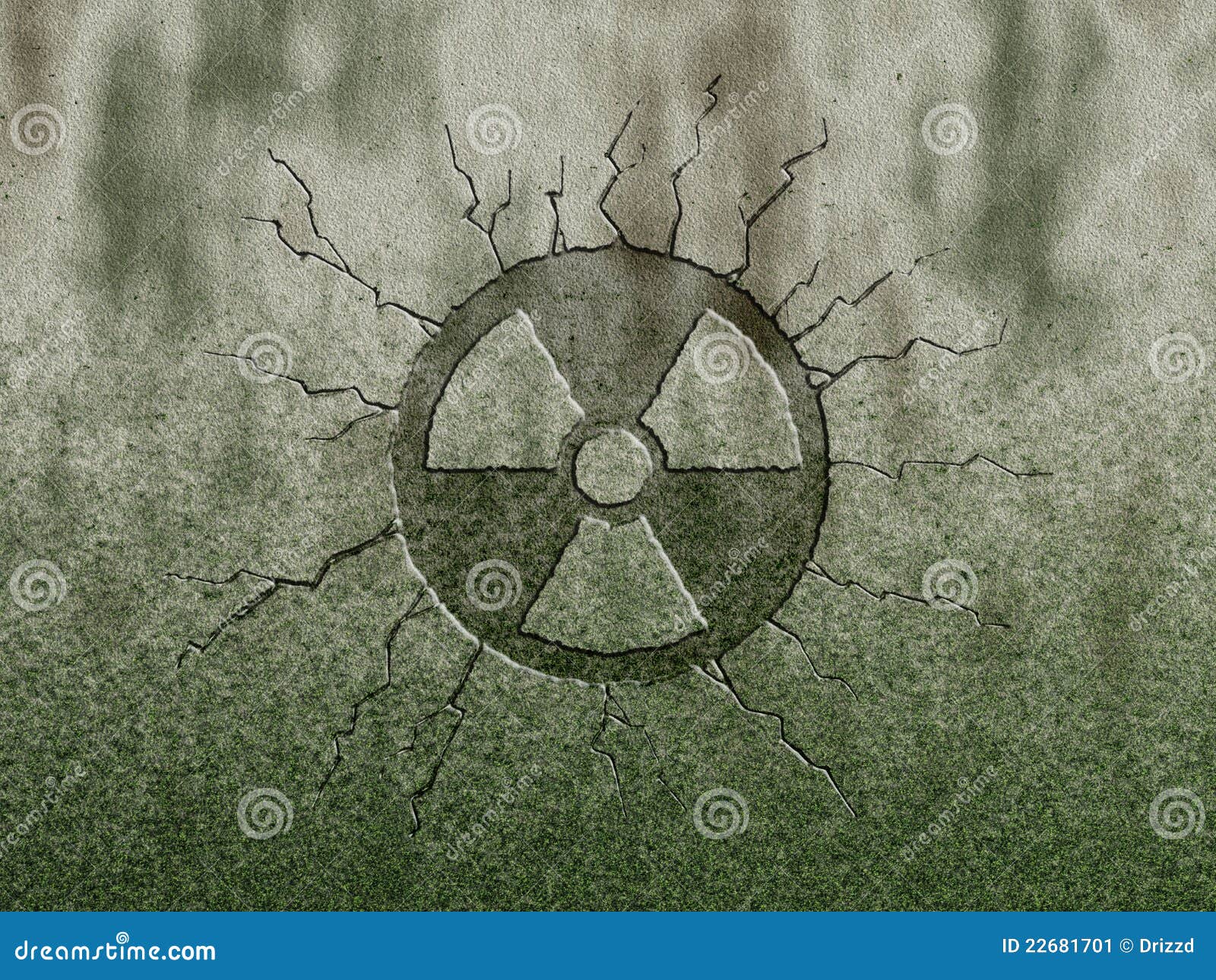 Radioactive stock illustration. Illustration of icon - 22681701