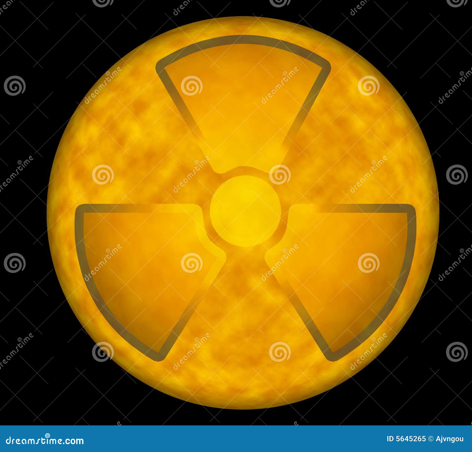 Radioactive stock illustration. Illustration of molecule - 5645265