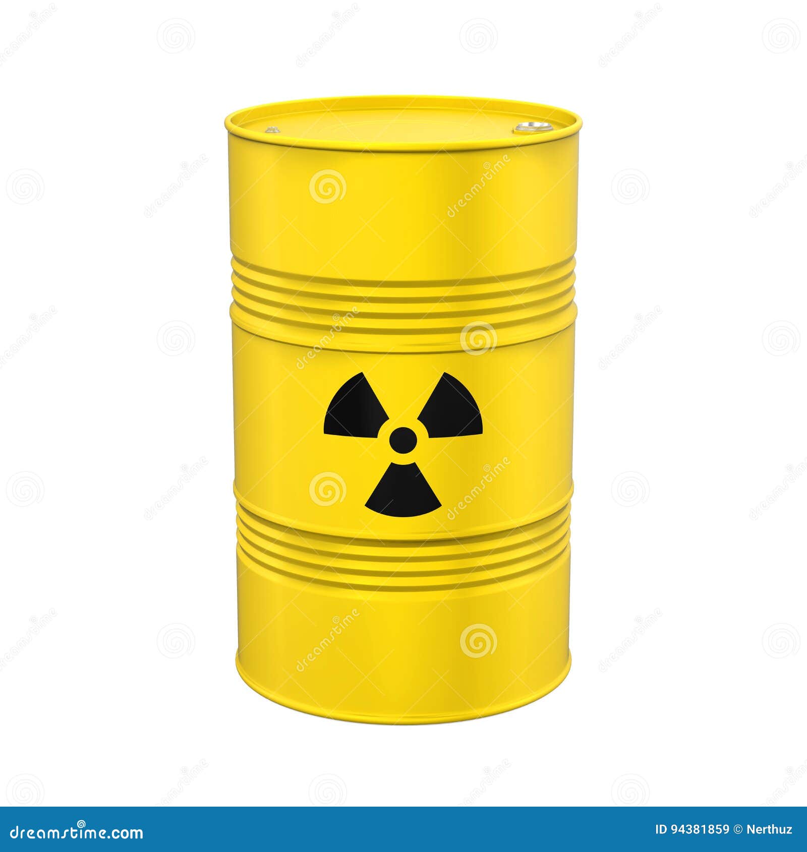 Radioactive Barrel Isolated Stock Illustration - Illustration of mass ...