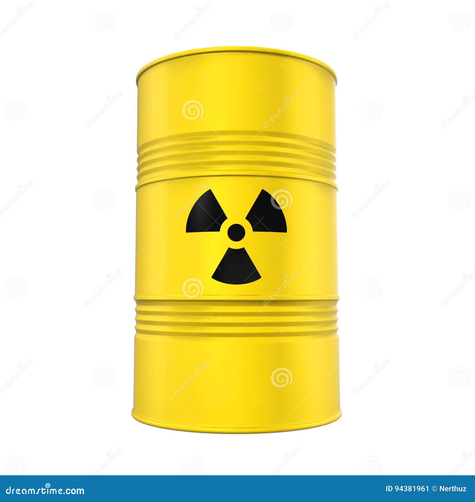 Radioactive Barrel Isolated Stock Illustration - Illustration of ...