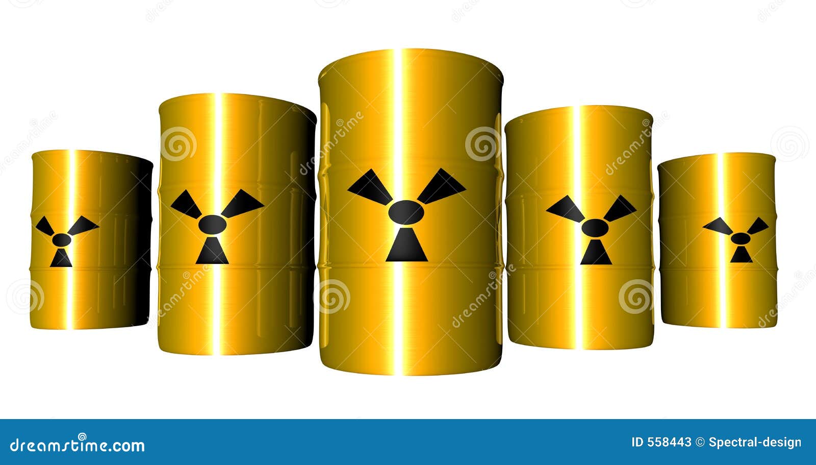 Radioactive Barrels - Anisotropic Stock Illustration - Illustration of ...