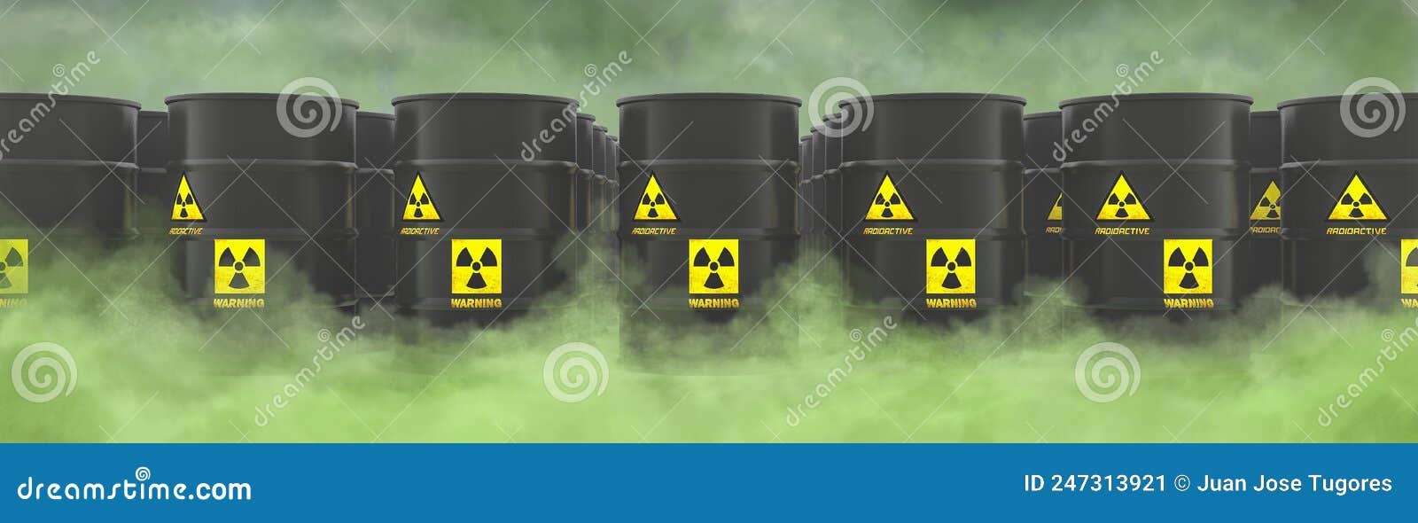 Radioactive Contamination Concept Stock Illustration - Illustration of ...