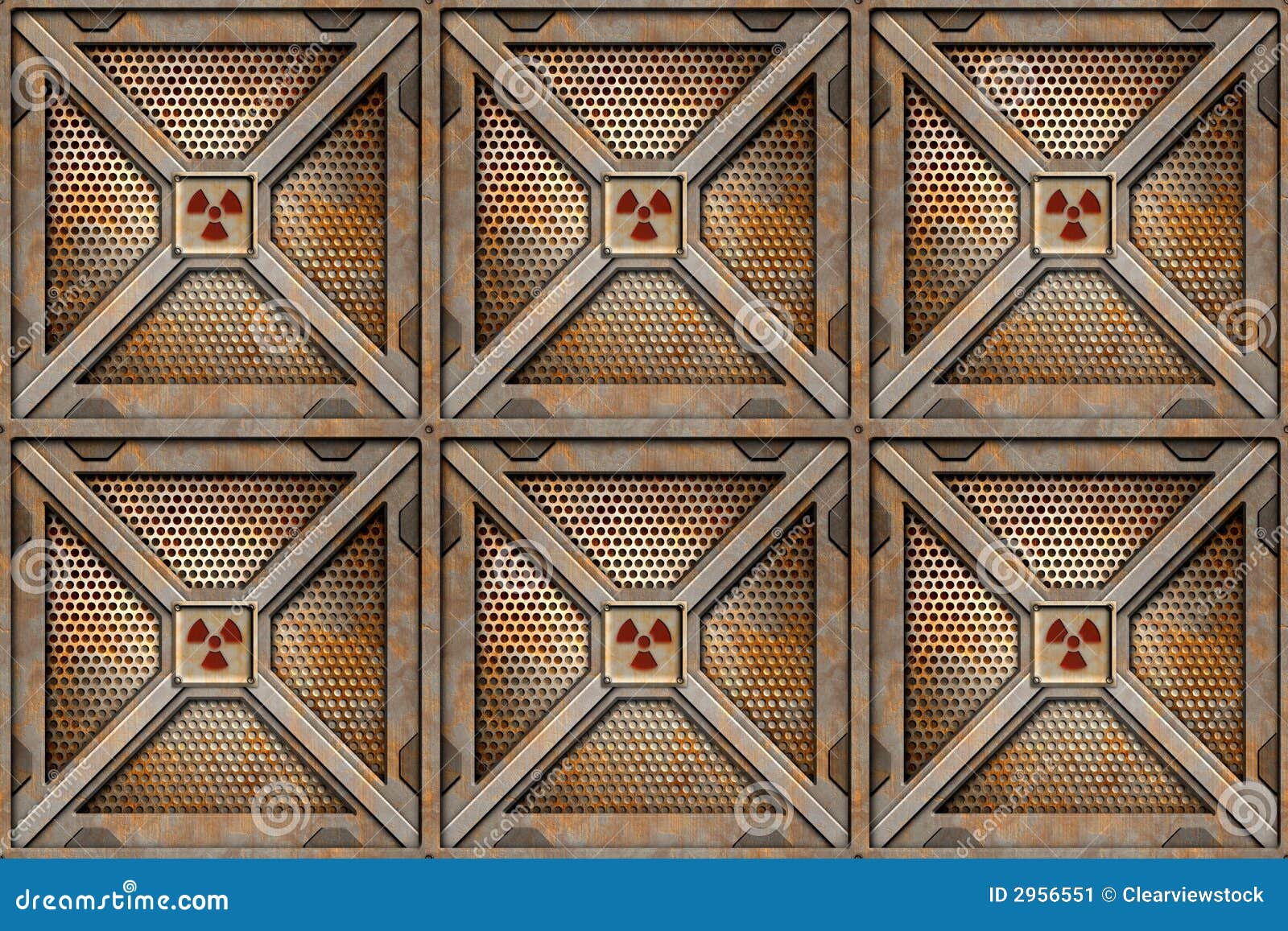 Radioactive Crates Storage Box Stock Vector - Illustration of iron ...