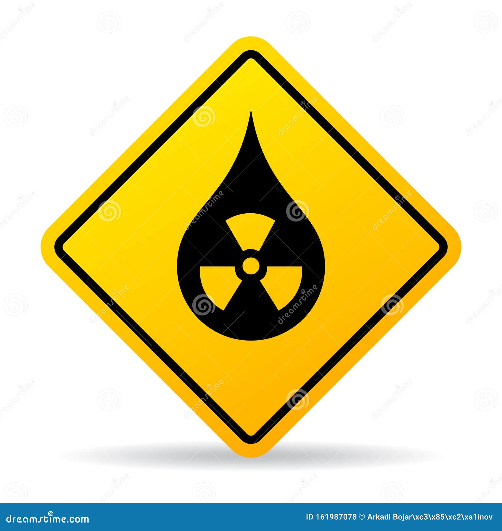 Radioactive Fallout Vector Sign | CartoonDealer.com #161987078
