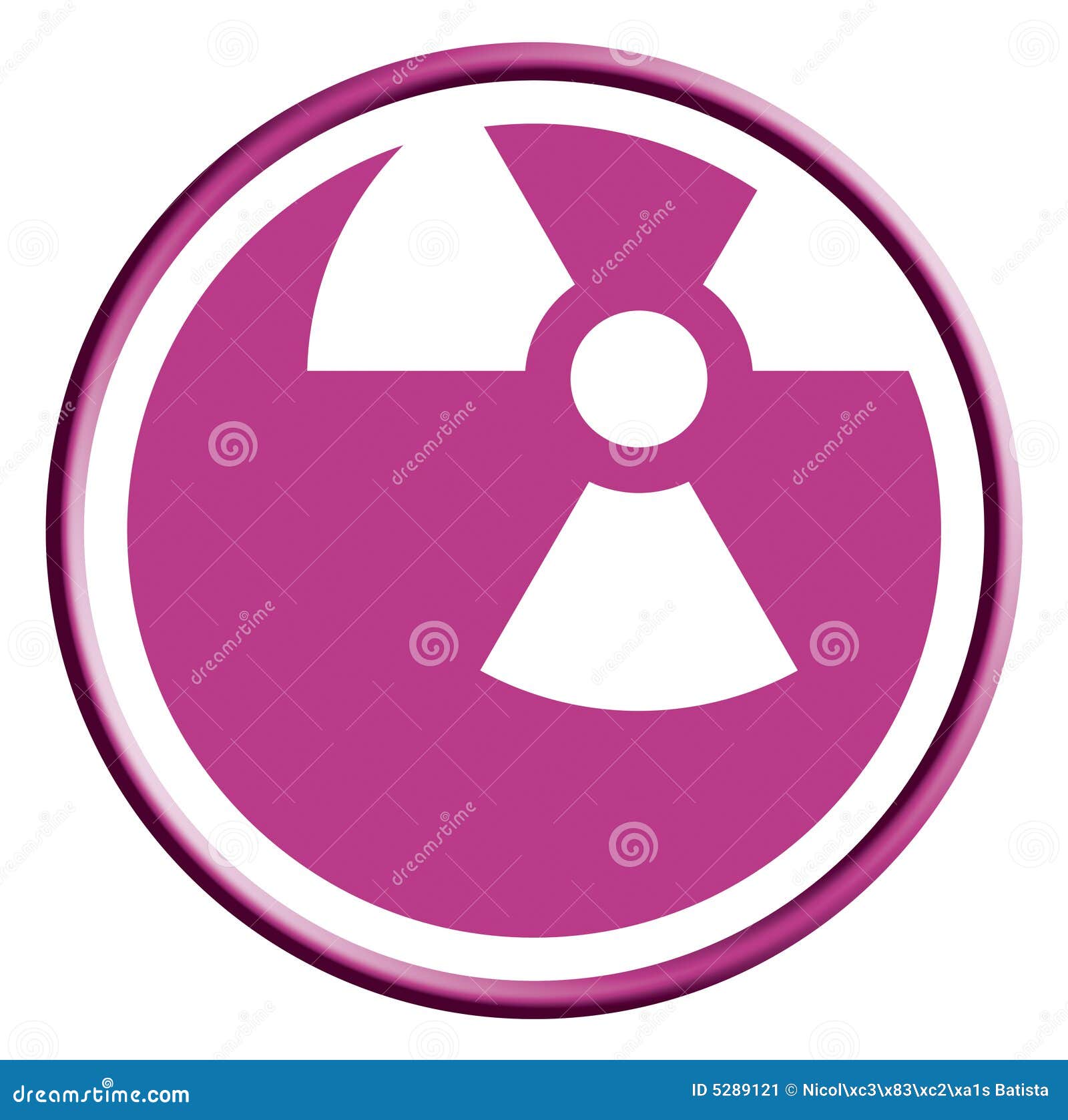 A Radioactive Isotope Of Polonium. Cartoon Vector | CartoonDealer.com ...