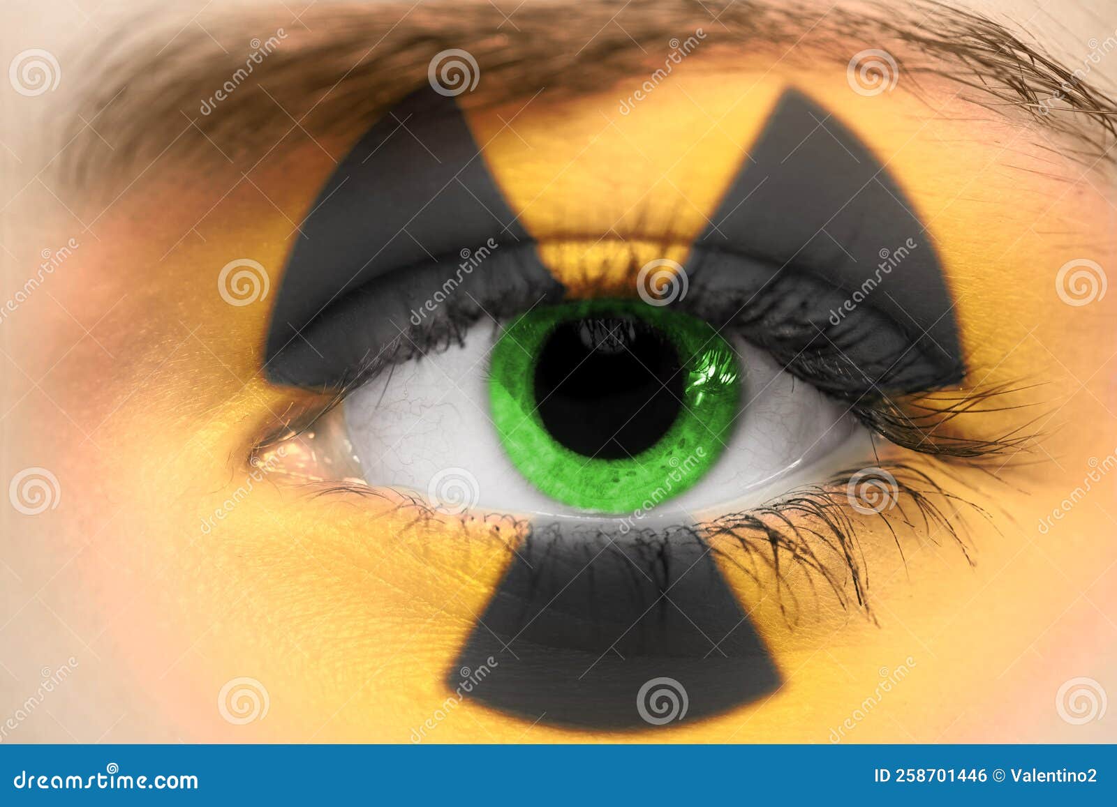 Radioactive stock photo. Image of human, hazard, abstract - 258701446