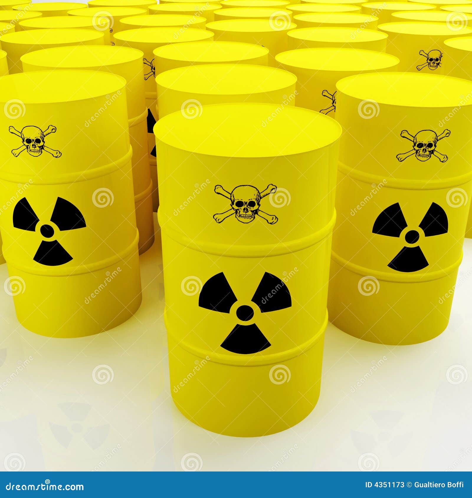Radioactive isolated stock illustration. Illustration of open - 4351173