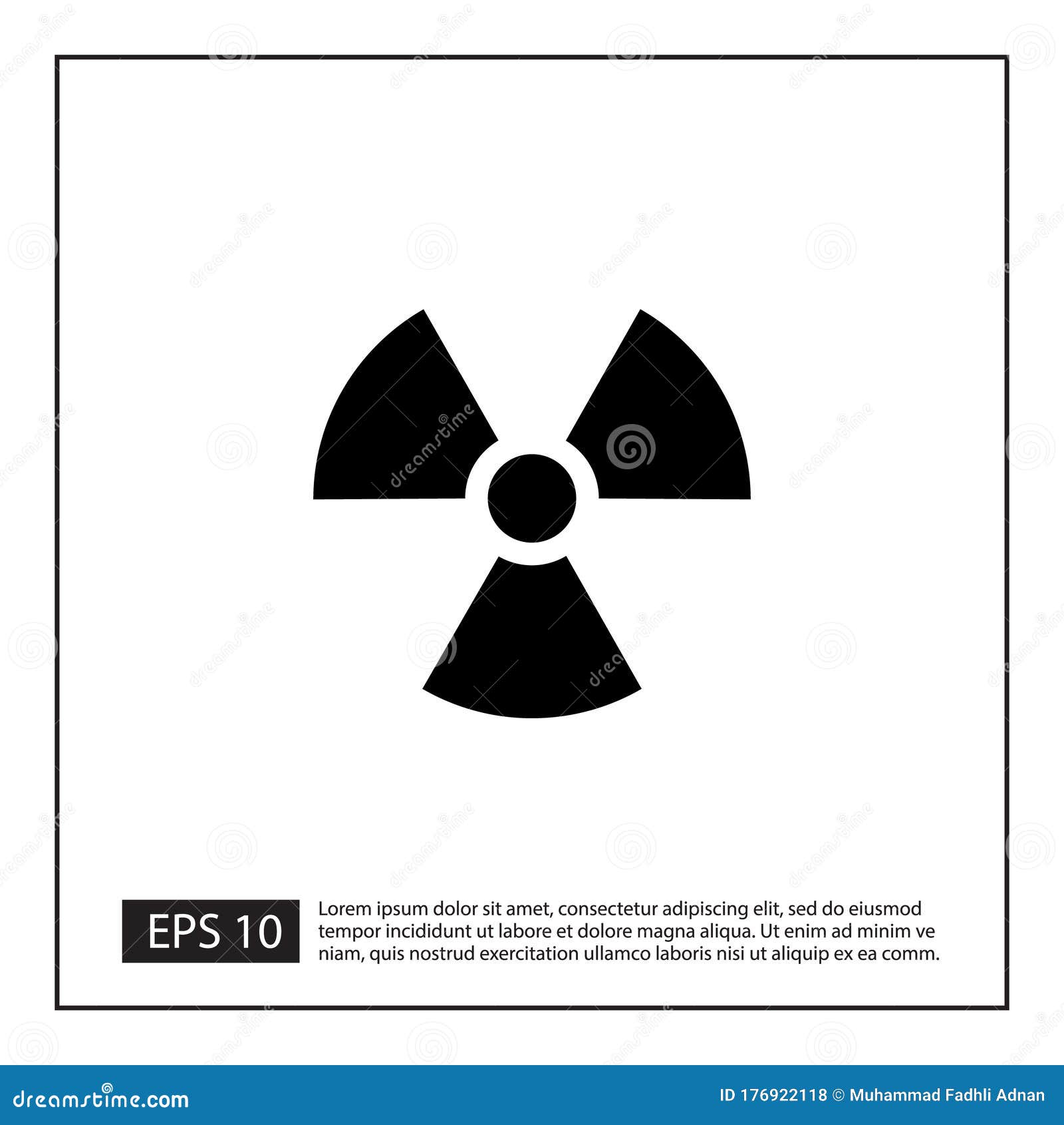 Radioactive Logo Vector