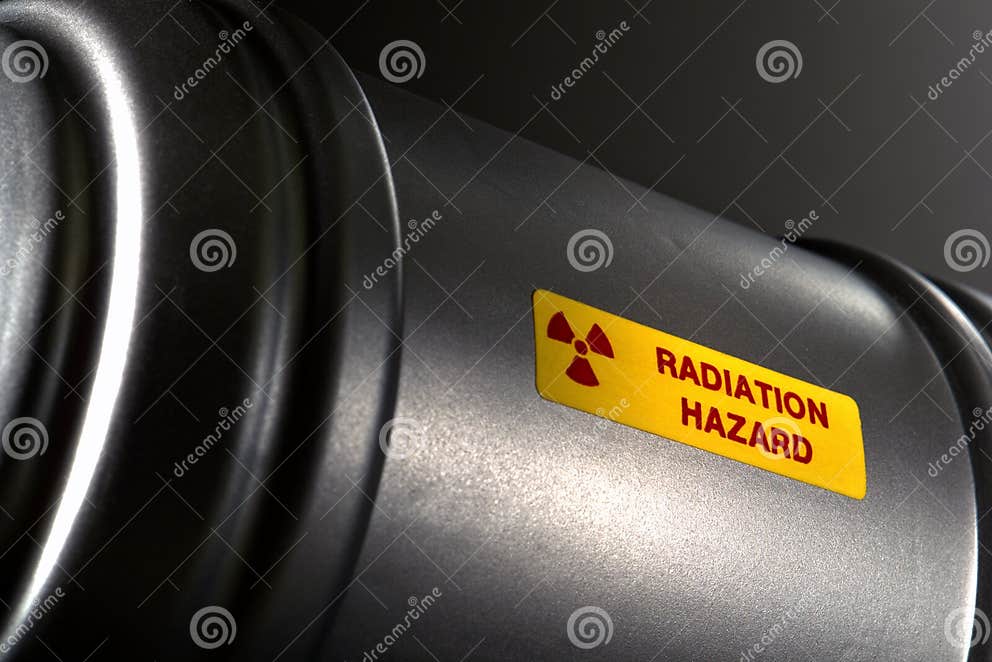 Radioactive Material Safety Containment Container Stock Photo - Image ...