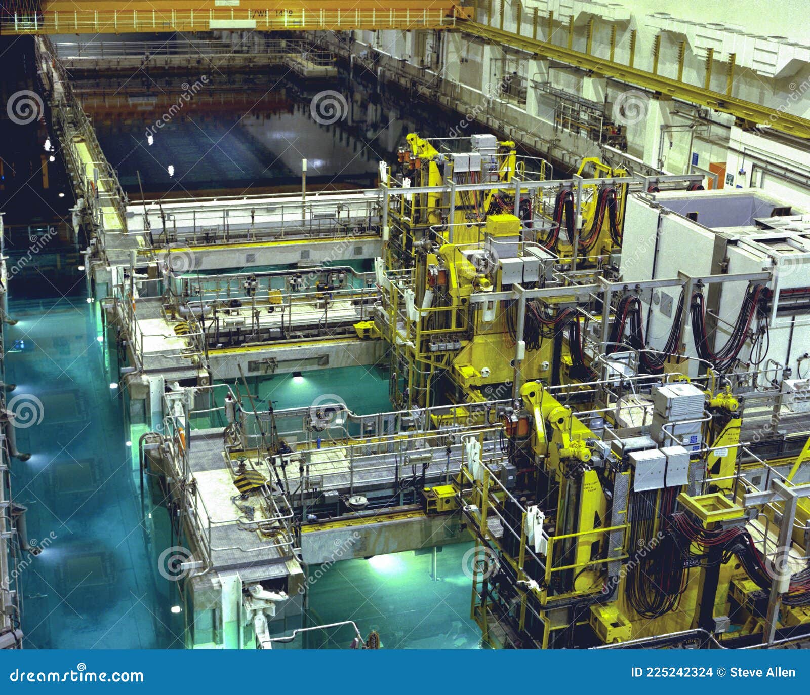 Radioactive Material Storage Ponds Editorial Stock Image - Image of ...